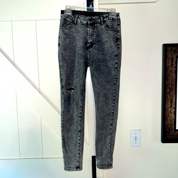 Jeans | Acid Wash Black Jeans | Poshmark